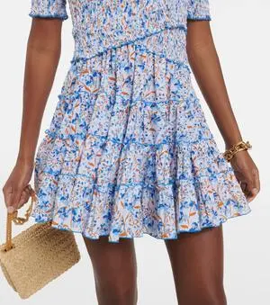 Poupette St Barth Soledad Floral Minidress - Multicoloured