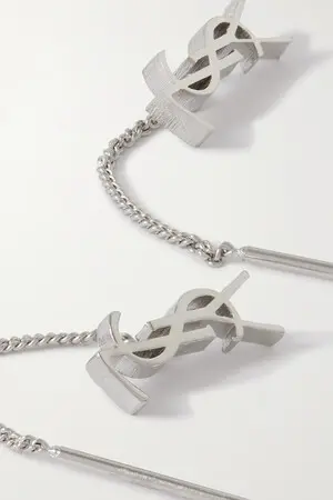 Saint Laurent Opyum Earrings - Silver