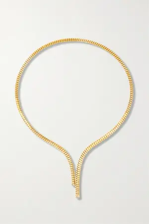 Marina B Trisolina Diamond 18-karat Necklace - Gold
