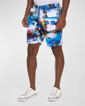 Robert Graham Men's Scenic Escape Swim Shorts - Multi