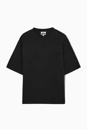 Cos Oversized Heavyweight T-shirt Black