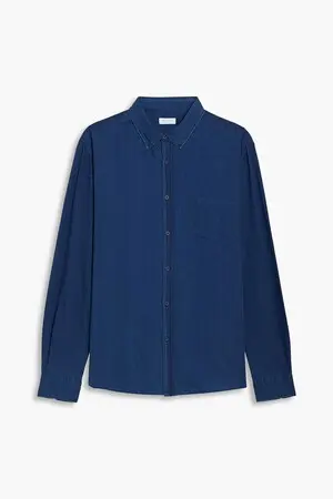 Sunspel Cottontwill Shirt Indigo