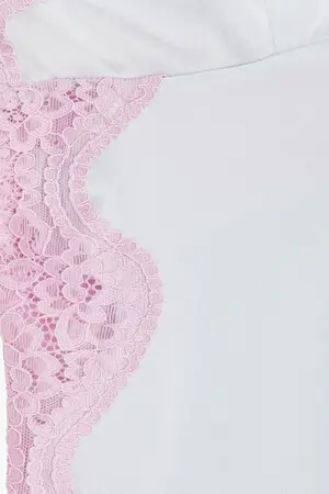 Stella McCartney Lacetrimmed Stretchsilk Chemise