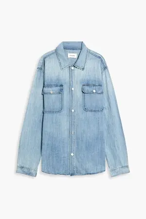 FRAME Distressed Denim Shirt