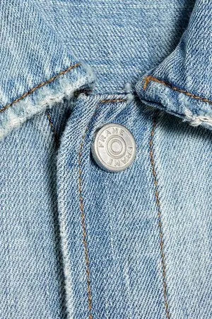 FRAME Distressed Denim Shirt