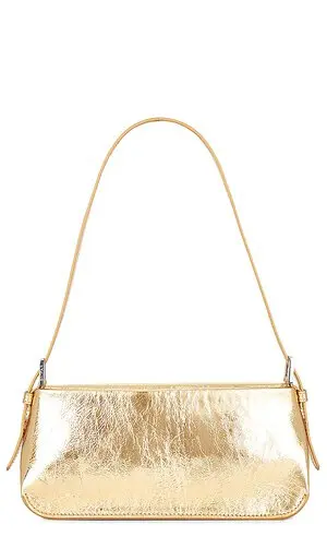By Far Dulce Shoulder Bag In Metallic Gold