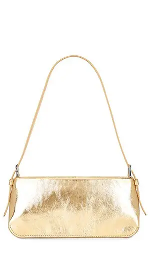 By Far Dulce Shoulder Bag In Metallic Gold