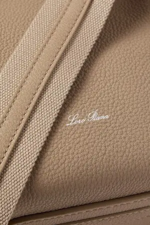 Loro Piana Bale Textured-leather Shoulder Bag
