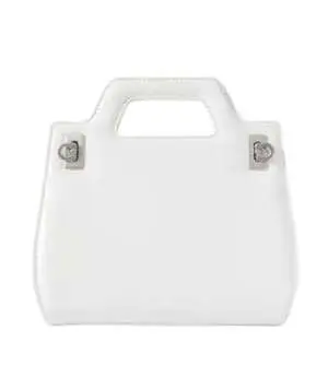 FERRAGAMO Ferragamo Wanda Mini Tote White
