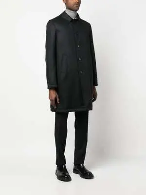 LARDINI Single-breasted Wool Coat