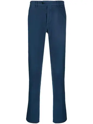 LARDINI Straight-leg Tailored Trousers - Blue