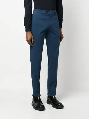 LARDINI Straight-leg Tailored Trousers - Blue