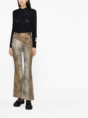 GOLDEN GOOSE Long Sleeve Wool Polo Shirt