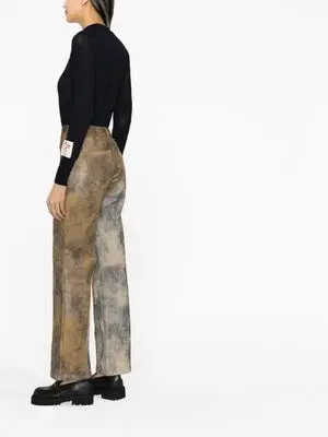 GOLDEN GOOSE Long Sleeve Wool Polo Shirt