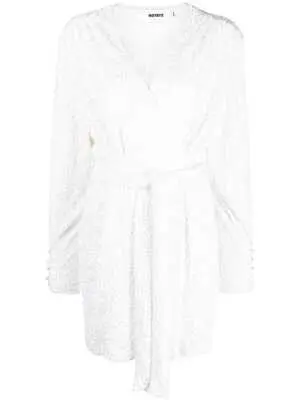 ROTATE BY BIRGER CHRISTENSEN Samantha Sequin Dress - White