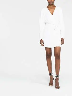 ROTATE BY BIRGER CHRISTENSEN Samantha Sequin Dress - White