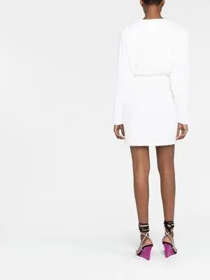 ROTATE BY BIRGER CHRISTENSEN Samantha Sequin Dress - White