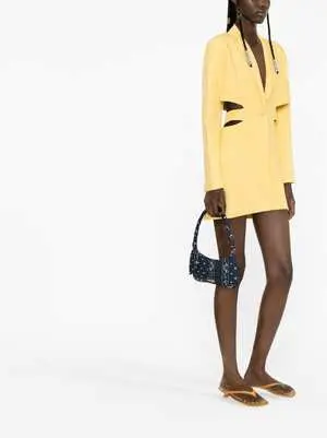 Jacquemus La Robe Bari Blazer Minidress - Yellow