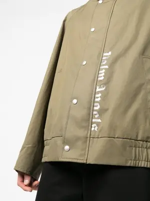 Palm Angels Logo-print Bomber Jacket