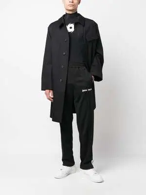 Palm Angels Logo-print Cotton Coat