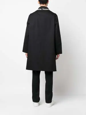 Palm Angels Logo-print Cotton Coat