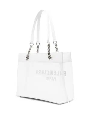 Balenciaga Duty Free Medium Tote Bag - White