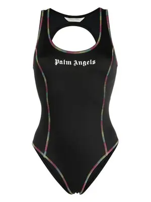 Palm Angels Logo-print Swimsuit