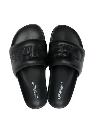 Off-White Sponge Logo Slides