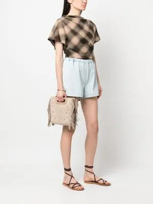 Maje Embellished Fringed Tote Bag