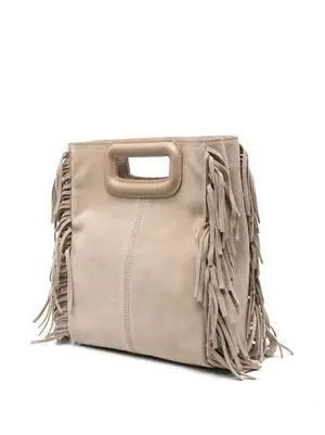 Maje Embellished Fringed Tote Bag