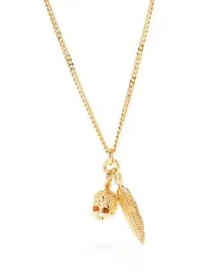 Emanuele Bicocchi Charm-detail Clasp-fastening Necklace - Gold