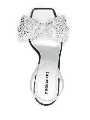Dsquared2 Bow-detail Square-toe Sandals