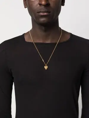 Emanuele Bicocchi Arabesque Heart Pendant Necklace