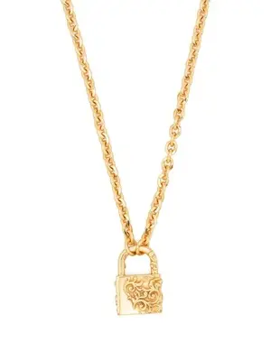 Emanuele Bicocchi Padlock Pendant Necklace - Gold