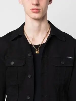 Emanuele Bicocchi Padlock Pendant Necklace