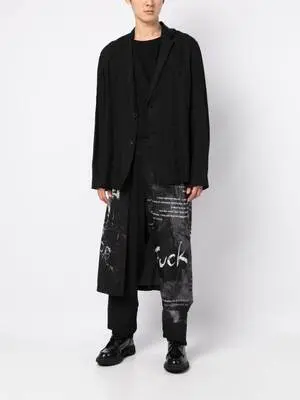 Yohji Yamamoto Overlapping-panel Trousers