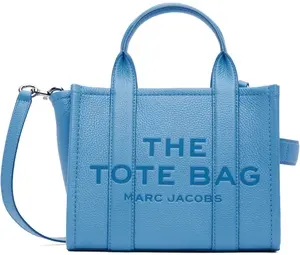 Marc Jacobs Marc Jacobs Blue 'The Leather Small' Tote 436 Spring Blue