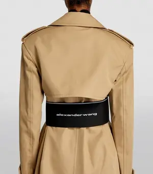 Alexander Wang Logo-detail Trench Coat