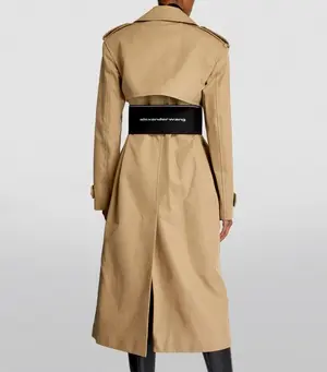 Alexander Wang Logo-detail Trench Coat