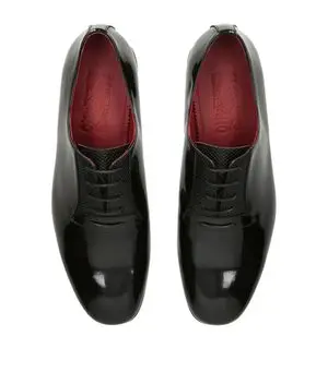 FERRAGAMO Patent Gianbattista Oxford Shoes