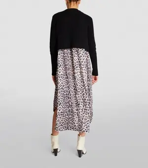 Allsaints 2-In-1 Angelina Leo Midi Dress In Multi - 52% Off | Editorialist