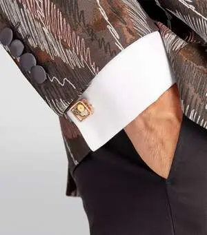 Tateossian Plated Square Gear Cufflinks