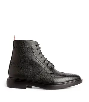 Thom Browne Leather Lace-up Boots