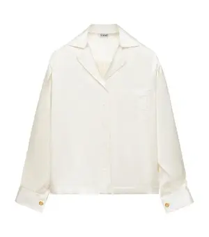 Loewe Silk Anagram Pyjama Shirt