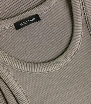 GOLDSIGN Ribbed Laurel Tank Top