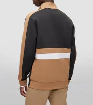 BOSS Colour-block Zip-up Sweatshirt