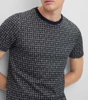 BOSS Cotton Printed Tribel T-shirt
