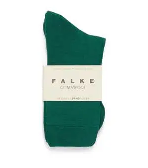 Falke Climawool Socks Green