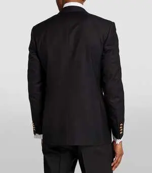 Canali Wool Single-breasted Suit Jacket