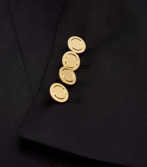 Canali Wool Single-breasted Suit Jacket